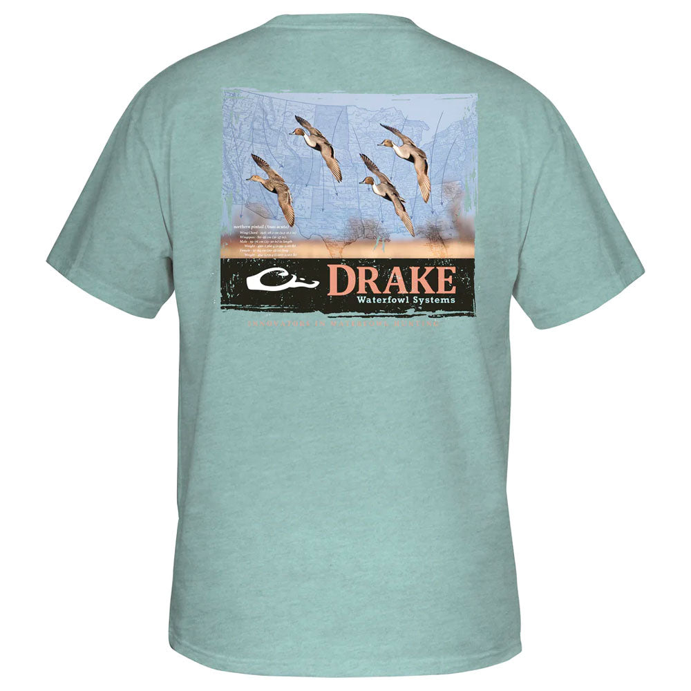 Drake Spring Map T-Shirt- Blue Grass – 264 Shoes and Apparel